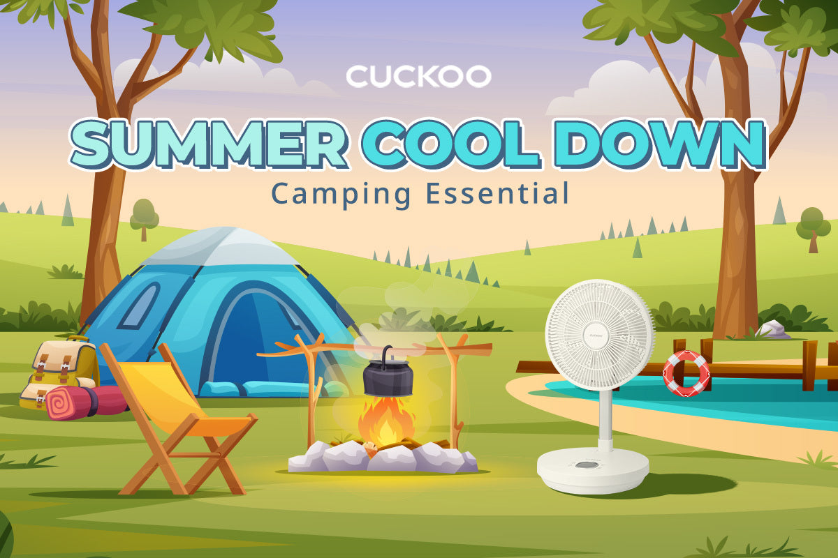 Summer Cool Down: CUCKOO’s Cordless Portable Folding Air Circulator (C ...