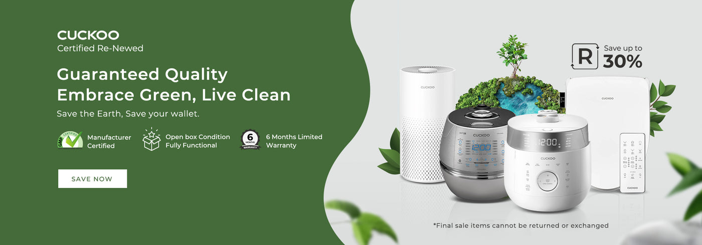 CUCKOO Canada - Official Website - Rice Cooker, Water & Air Purrifer
